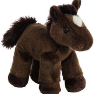 Aurora® Adorable Mini Flopsie™ Chestnut™ Stuffed Animal - Playful Ease - Timeless Companions - Brown 8 Inches