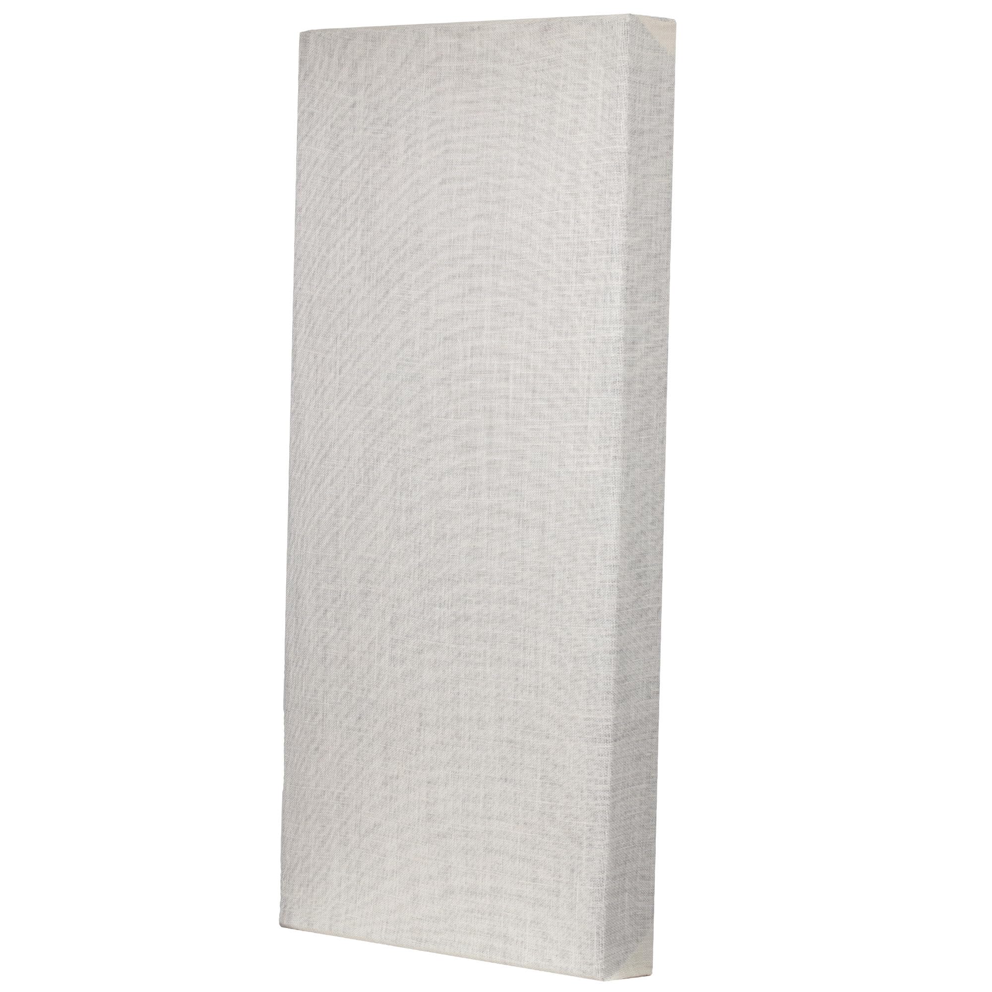 ATS Acoustics Sound Absorbing Noise Dampening Acoustic Panel Wall Treatment 24" x 48" x 4" Beveled Edge (Ivory)