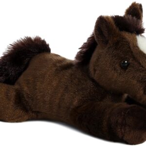 Aurora® Adorable Mini Flopsie™ Chestnut™ Stuffed Animal - Playful Ease - Timeless Companions - Brown 8 Inches