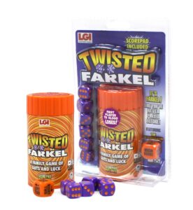 legendary games twisted farkel, orange/purple