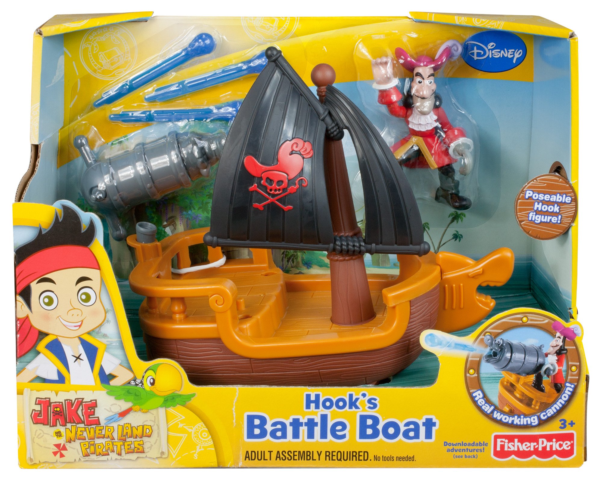 Fisher-Price Disney's Jake and The Never Land Pirates - Hook's Battle Boat