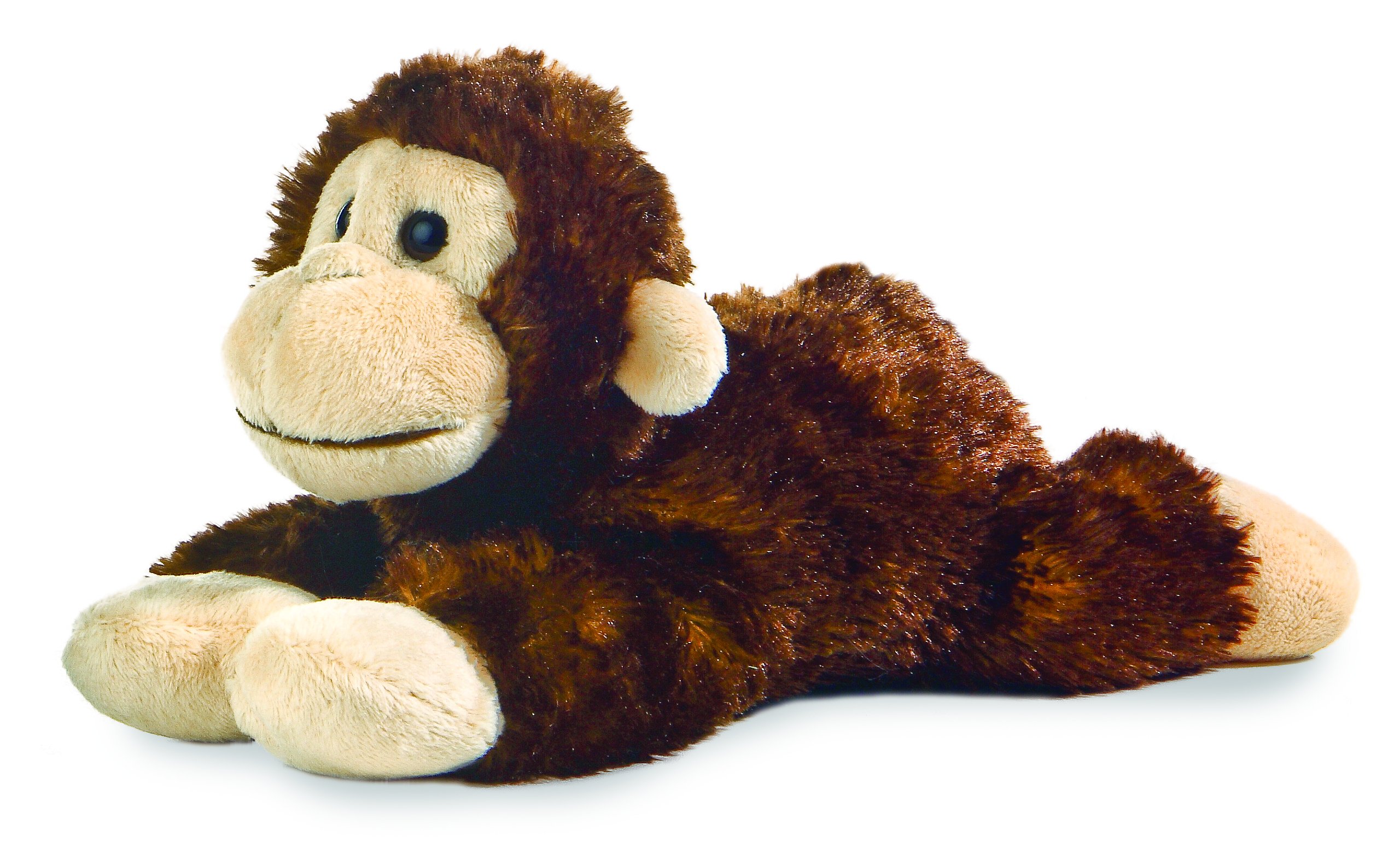 Aurora® Adorable Mini Flopsie™ Cheki Chimp™ Stuffed Animal - Playful Ease - Timeless Companions - Brown 8 Inches