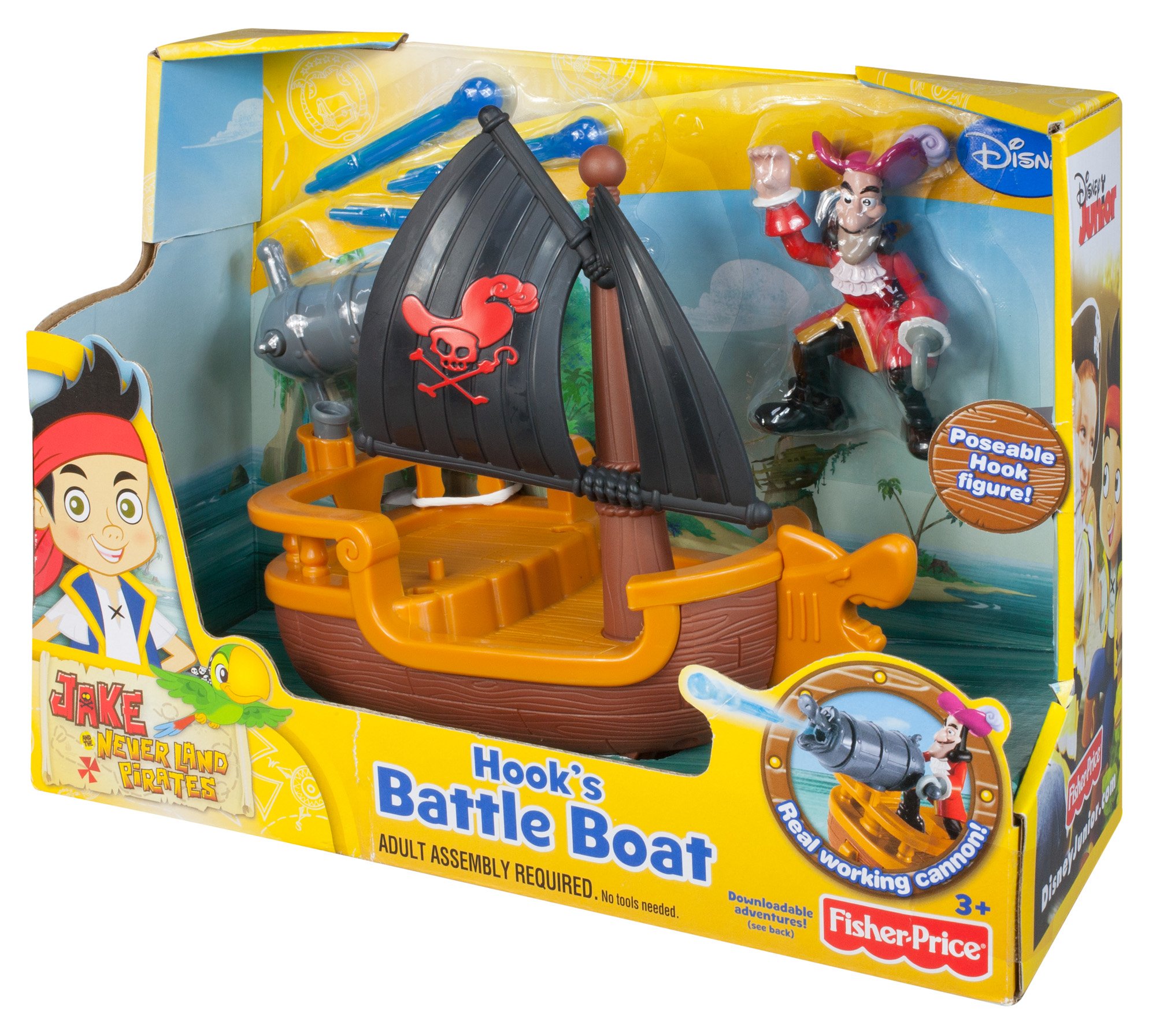 Fisher-Price Disney's Jake and The Never Land Pirates - Hook's Battle Boat