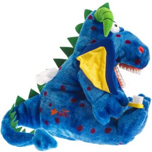 StarSmilez Kids Toothbrush Dragon Puppet Oral Health Dental Presentation Children Floss Education