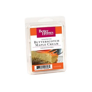 better homes and gardens butterscotch maple cream scented wax cubes