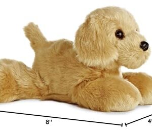 Aurora® Adorable Mini Flopsie™ Golden™ Stuffed Animal - Playful Ease - Timeless Companions - Brown 8 Inches