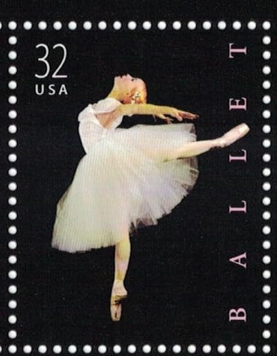 USPS American Ballet (Sheet of 20) 32 Cent Postage Stamps 1998 Scott #3237