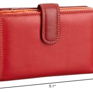 VISCONTI Women's Purse, Wallet, Red