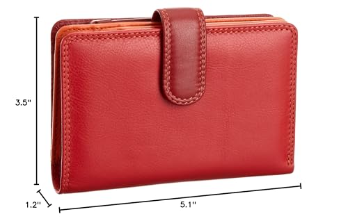 VISCONTI Women's Purse, Wallet, Red