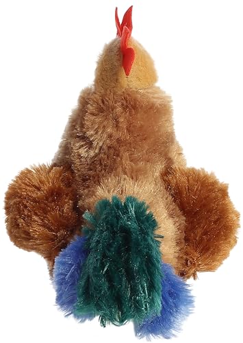 Aurora® Adorable Mini Flopsie™ Cocky™ Stuffed Animal - Playful Ease - Timeless Companions - Brown 6 Inches