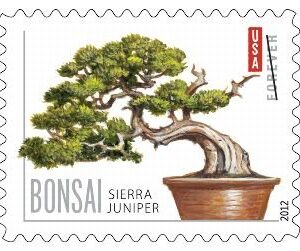 Bonsai Tree Booklet Pane of 20 x Forever Stamps Scott 4618-22