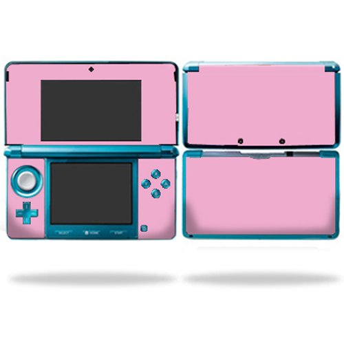 MightySkins Skin Compatible with Nintendo 3DS wrap Sticker Skins Solid Pink