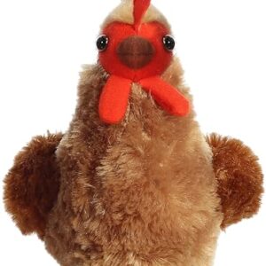 Aurora® Adorable Mini Flopsie™ Cocky™ Stuffed Animal - Playful Ease - Timeless Companions - Brown 6 Inches