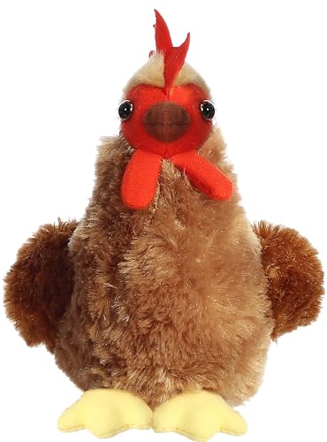 Aurora® Adorable Mini Flopsie™ Cocky™ Stuffed Animal - Playful Ease - Timeless Companions - Brown 6 Inches