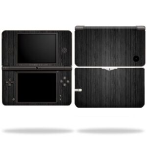 mightyskins skin compatible with nintendo dsi xl wrap sticker skins black wood