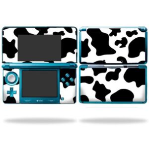 mightyskins skin compatible with nintendo 3ds wrap sticker skins cow print