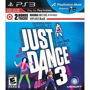 just dance 3 with exclusive bonus tracks by rihanna and b.o.b (playstation move required)