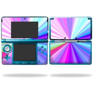 mightyskins skin compatible with nintendo 3ds wrap sticker skins rainbow zoom