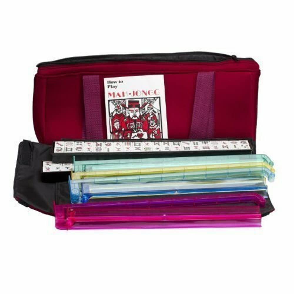 CHH Wester Mah Jong in Burgundy Bag