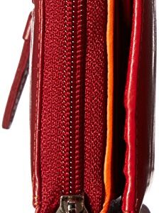 Visconti Women's Rb55 Leather Purse Red Multicolor