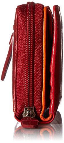 Visconti Women's Rb55 Leather Purse Red Multicolor