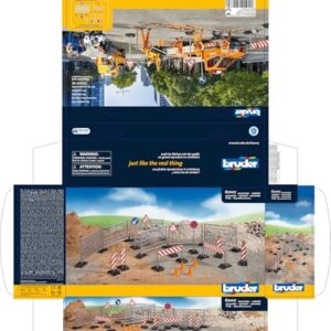 Bruder Construction Set: Railings, Site Signs and Pylons