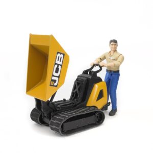 Bruder Jcb Dumper Htd-5 and Construction Worker (Colors May Vary)