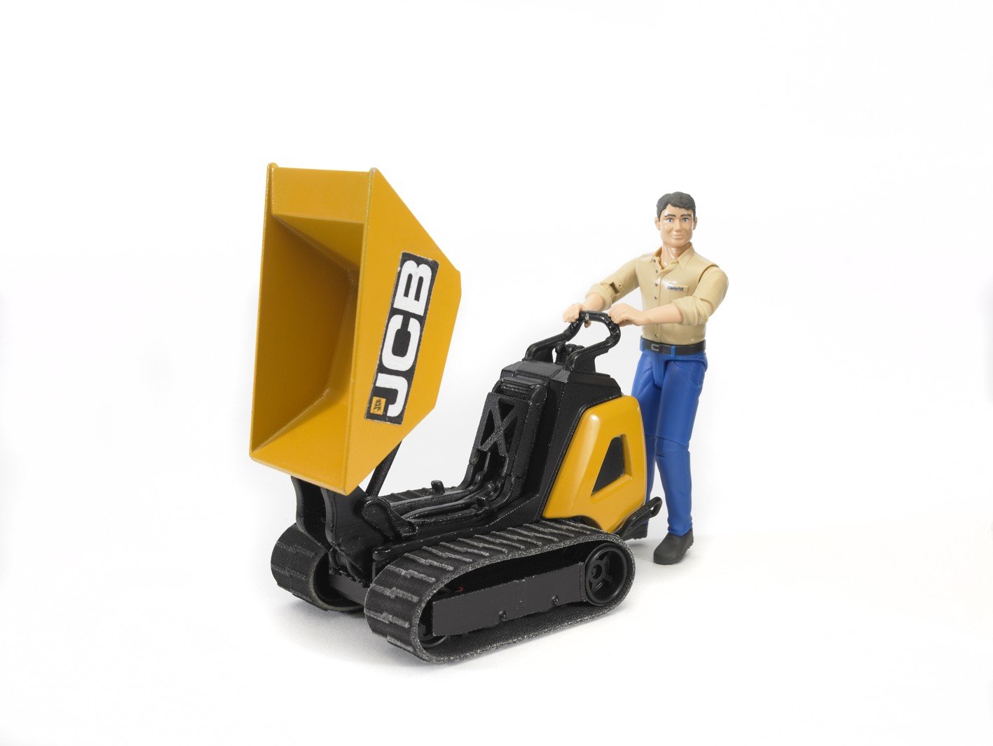 Bruder Jcb Dumper Htd-5 and Construction Worker (Colors May Vary)