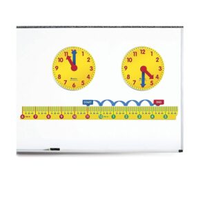 Learning Resources Magnetic Elapsed Time Set,Multi Medium