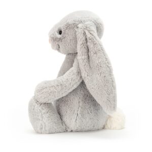 Jellycat Bashful Grey Bunny Stuffed Animal, Medium 12 inches | Rabbit and Bunny Plush Toy | Classic Children's Gift