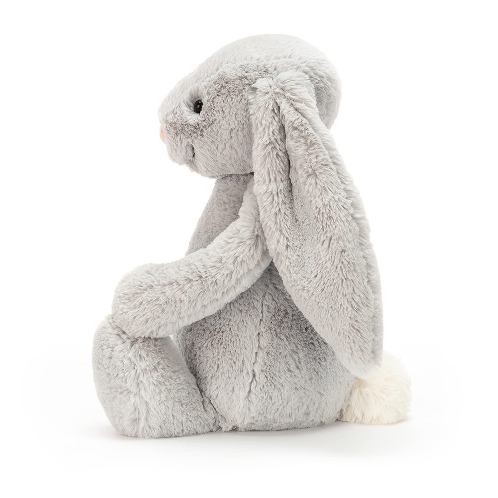 Jellycat Bashful Grey Bunny Stuffed Animal, Medium 12 inches | Rabbit and Bunny Plush Toy | Classic Children's Gift