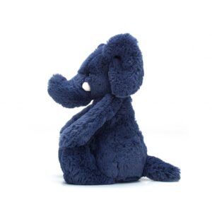 Jellycat Bashful Blue Elephant Stuffed Animal, Medium 12 inches | Elephant Plush Toy | Classic Children's Gift