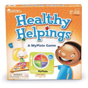 Learning Resources Healthy Helpings A Myplate Game, 10 x 10 in