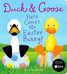 duck & goose, here comes the easter bunny!