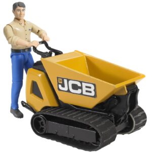 Bruder Jcb Dumper Htd-5 and Construction Worker (Colors May Vary)