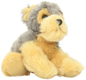 aurora® adorable mini flopsie™ cutie™ stuffed animal - playful ease - timeless companions - gray 8 inches