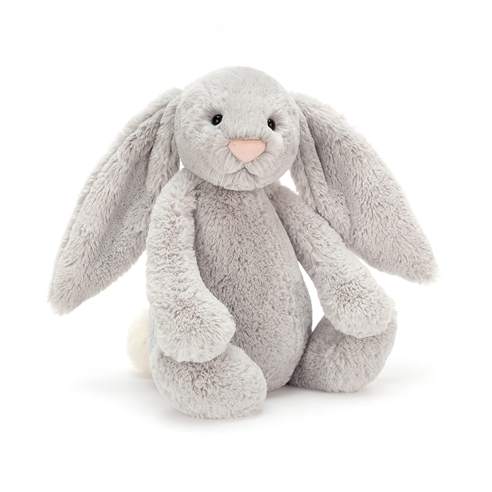 Jellycat Bashful Grey Bunny Stuffed Animal, Medium 12 inches | Rabbit and Bunny Plush Toy | Classic Children's Gift