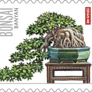 Bonsai Tree Booklet Pane of 20 x Forever Stamps Scott 4618-22