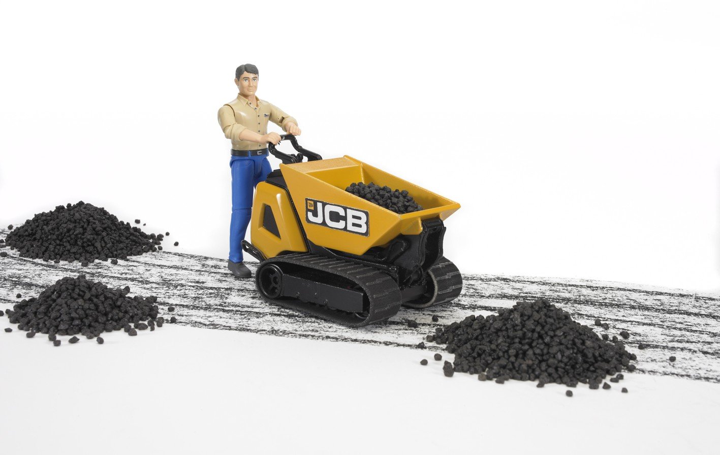 Bruder Jcb Dumper Htd-5 and Construction Worker (Colors May Vary)