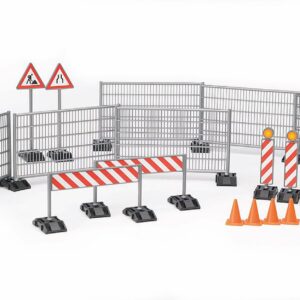 Bruder Construction Set: Railings, Site Signs and Pylons