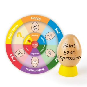 Hape Eggspressions Wooden Learning Toy with Illustrative Book