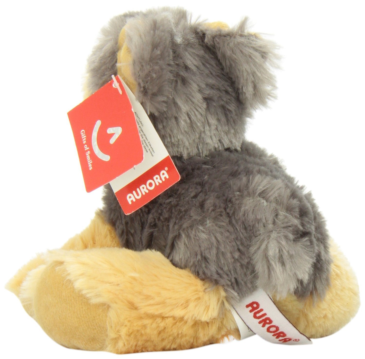 Aurora® Adorable Mini Flopsie™ Cutie™ Stuffed Animal - Playful Ease - Timeless Companions - Gray 8 Inches