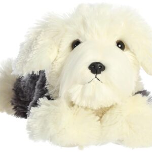 Aurora® Adorable Flopsie™ Edwin™ Stuffed Animal - Playful Ease - Timeless Companions - White 12 Inches