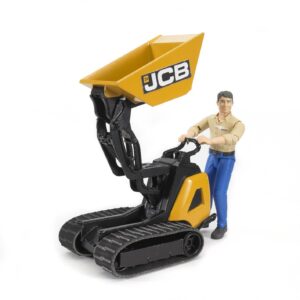 Bruder Jcb Dumper Htd-5 and Construction Worker (Colors May Vary)