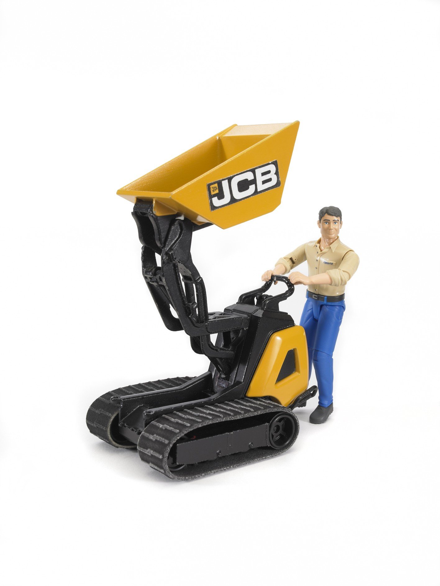 Bruder Jcb Dumper Htd-5 and Construction Worker (Colors May Vary)