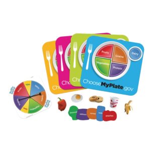 learning resources healthy helpings a myplate game, 10 x 10 in