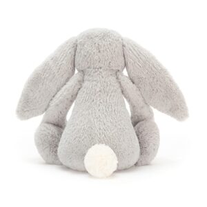 Jellycat Bashful Grey Bunny Stuffed Animal, Medium 12 inches | Rabbit and Bunny Plush Toy | Classic Children's Gift