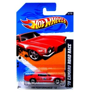 2012 hot wheels hw perfomance '70 camaro road race red #144/247