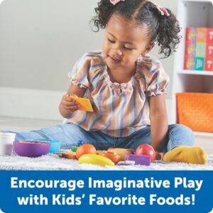 Learning Resources New Sprouts Munch It! Pretend Play Food, Develops Imaginative Play, Play Food for Toddlers, Picnic Play Food, 20 Pieces, Ages 18 Months +