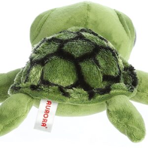 Aurora® Enchanting Dreamy Eyes™ Slide Sea Turtle Stuffed Animal - Captivating Gaze - Aesthetic Appeal - Green 10 Inches